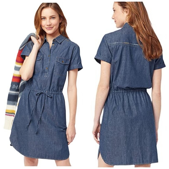 Pendleton | Dresses | Pendleton Stitchline Chambray Vintage Style Dress ...